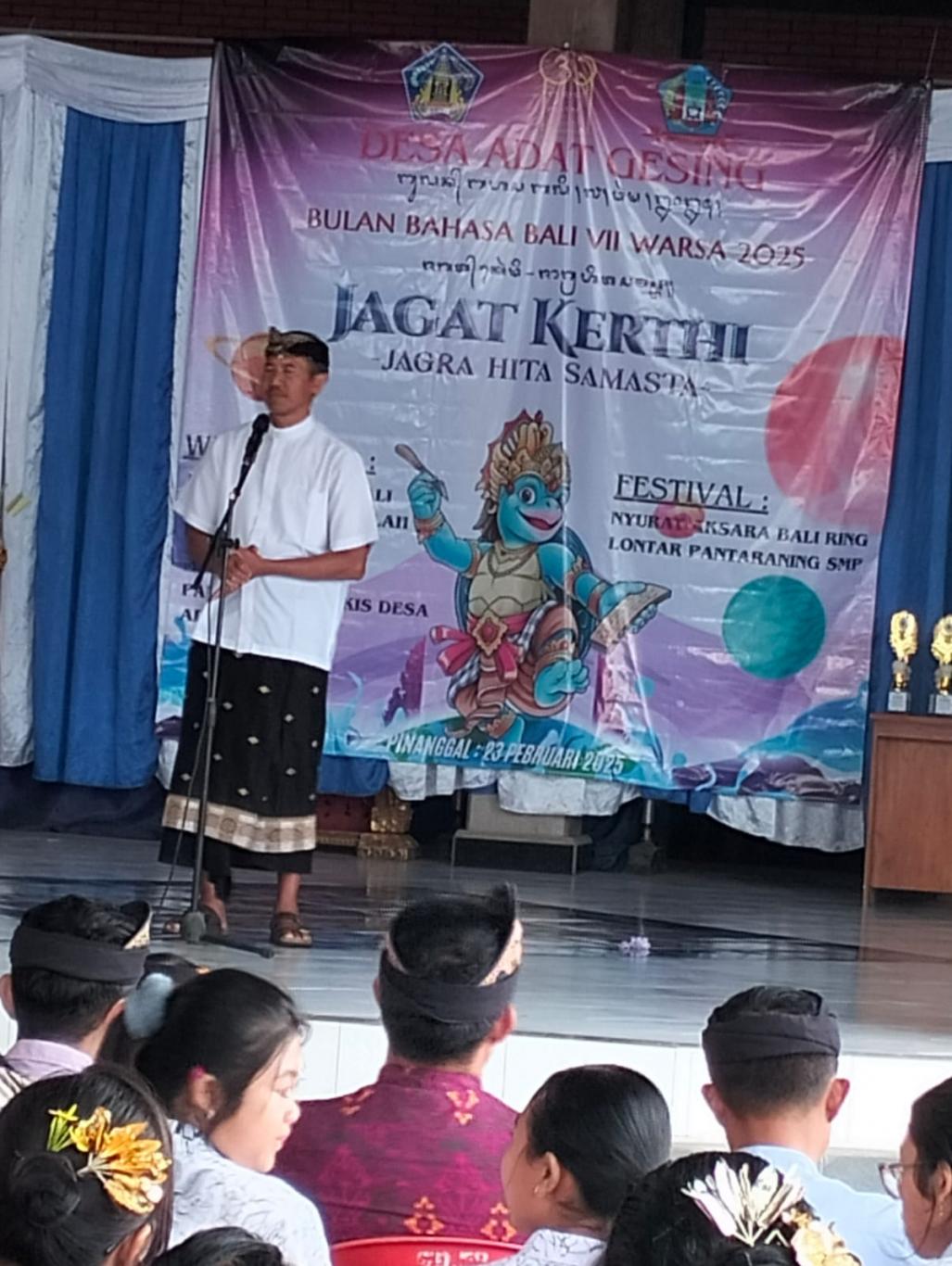 KEGIATAN BULAN BASA BALI TAHUN 2025 - Website Desa Gesing